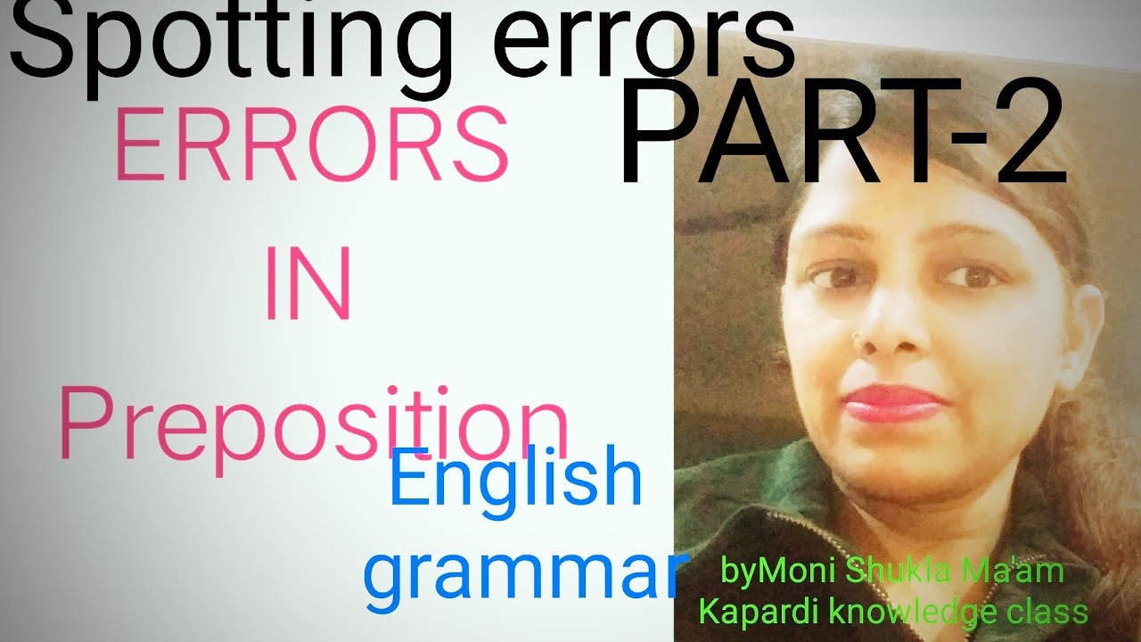 2 march english exam 2024 How to find Errors in Preposition/#monishuklamaam - YouTube