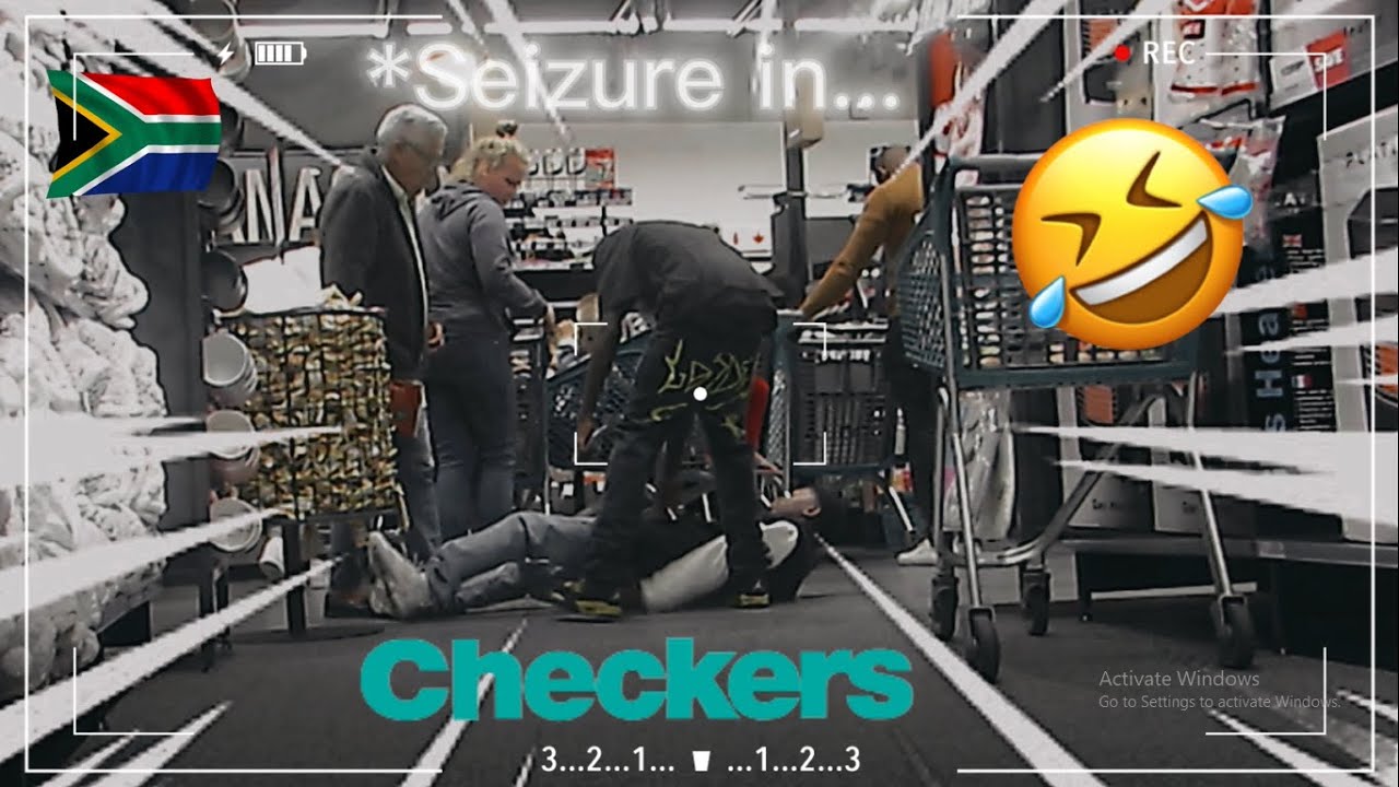 FAKE SEIZURE AT CANAL WALK!! pt1 - YouTube