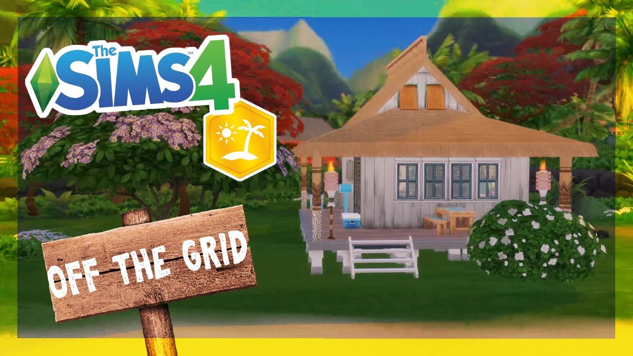🌴Off the Grid Tiny Shack/ Tiny Home/ Speed Build/ Sims 4/ #islandliving ...