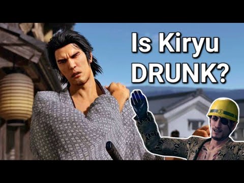 Samurai Kiryu pretends to be a drunk Like a Dragon: Ishin! - YouTube
