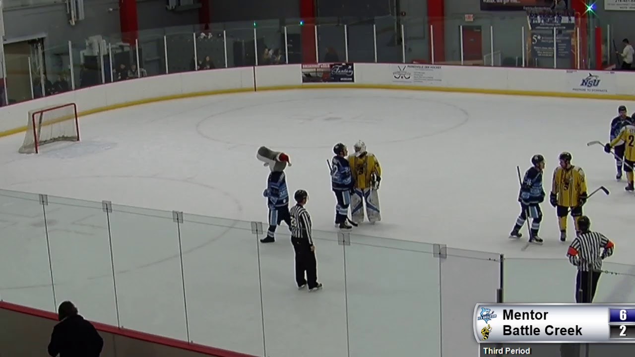 Mentor Ice Breakers vs. Battle Creek Rumble Bees 12-14-19 - YouTube
