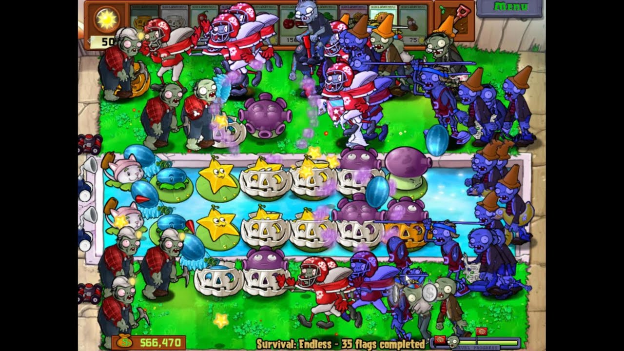 PvZ Survival Endless Setup Part 2 & PvZ I, Zombie Preview - MZ - YouTube