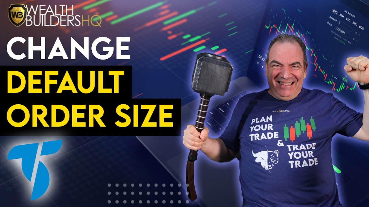 TradeStation Tip: How to Easily Adjust Your Default Order Size - YouTube