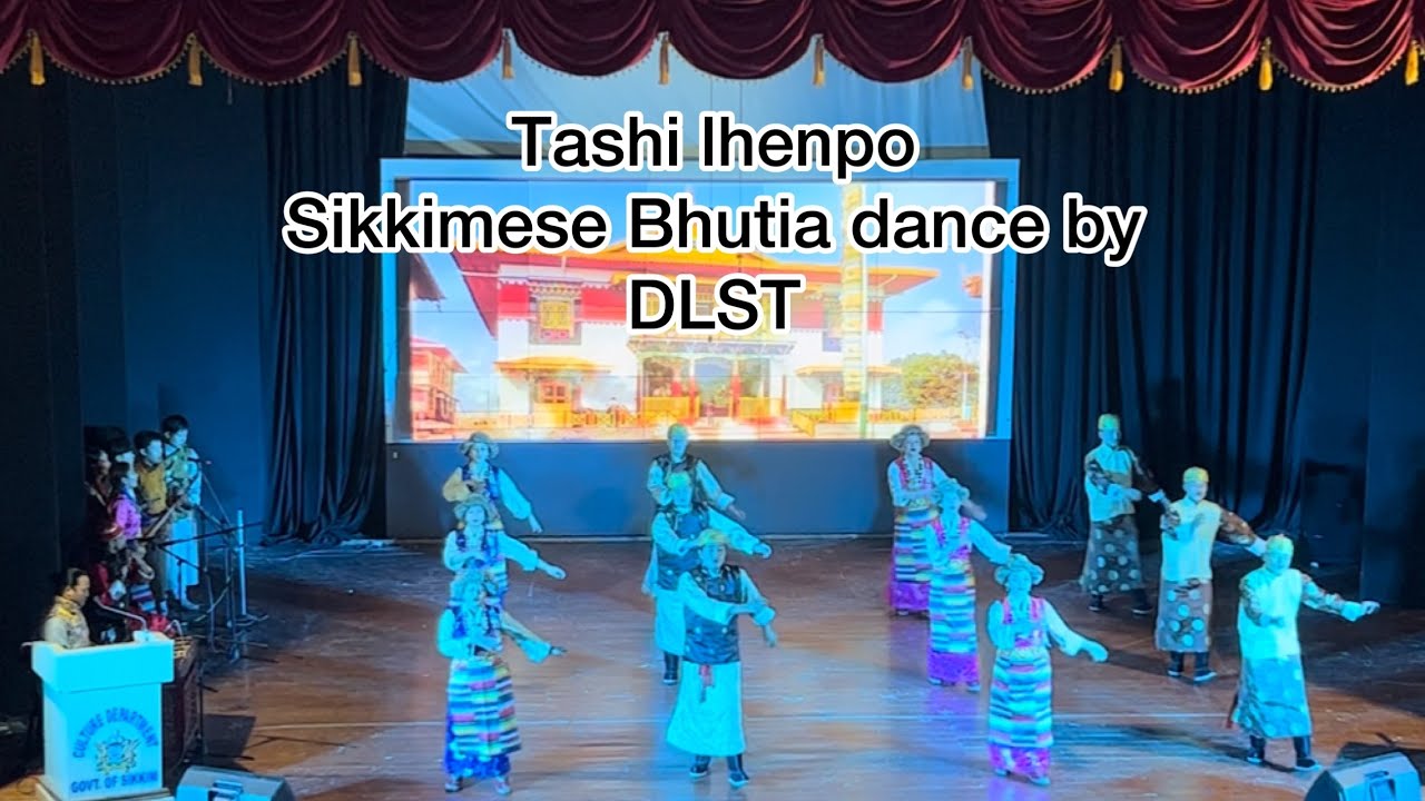 Tashi lhenpo sikkimese Bhutia dance by DLST #northeastindia #sikkimese ...
