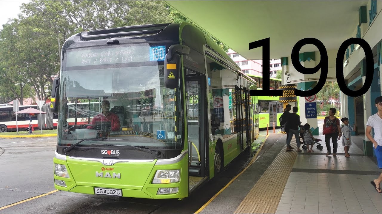 [SMRT]3 Door Bus On trial - SG4002G On 190 (3 Door MAN A22 Facelift ...