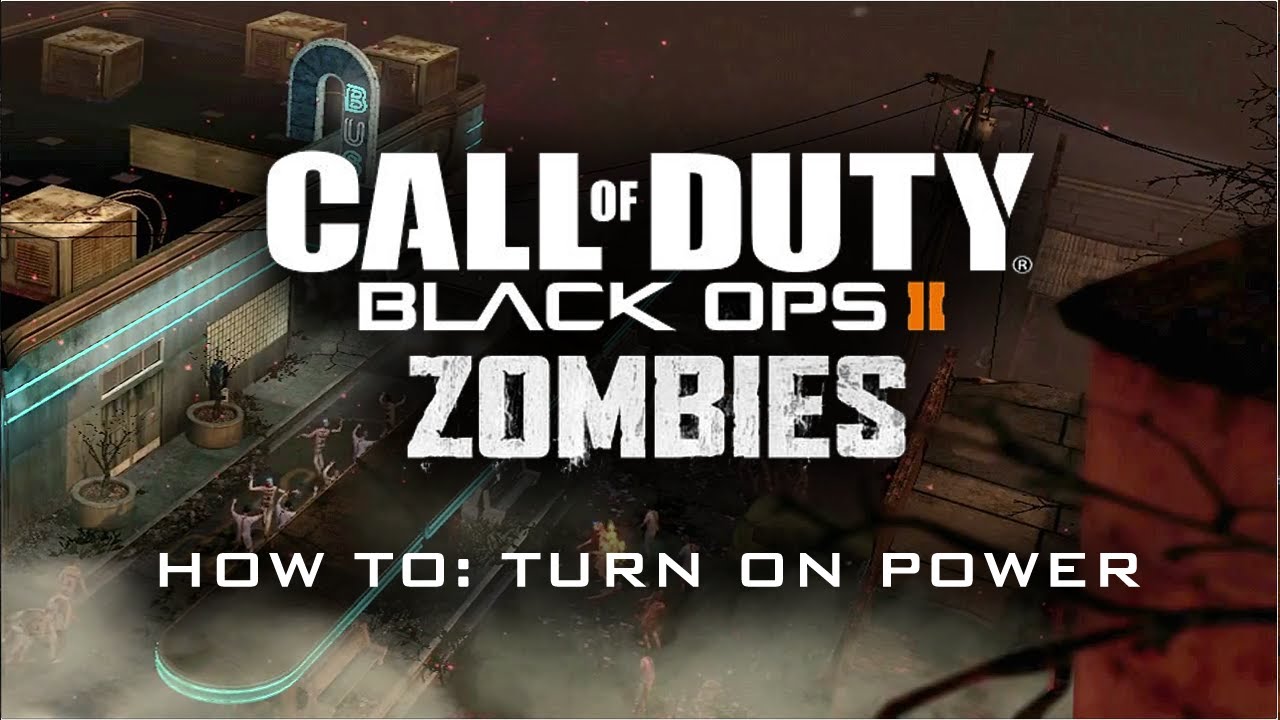 Black Ops 2 Zombies TranZit How to Turn Power On & Craft The Power ...