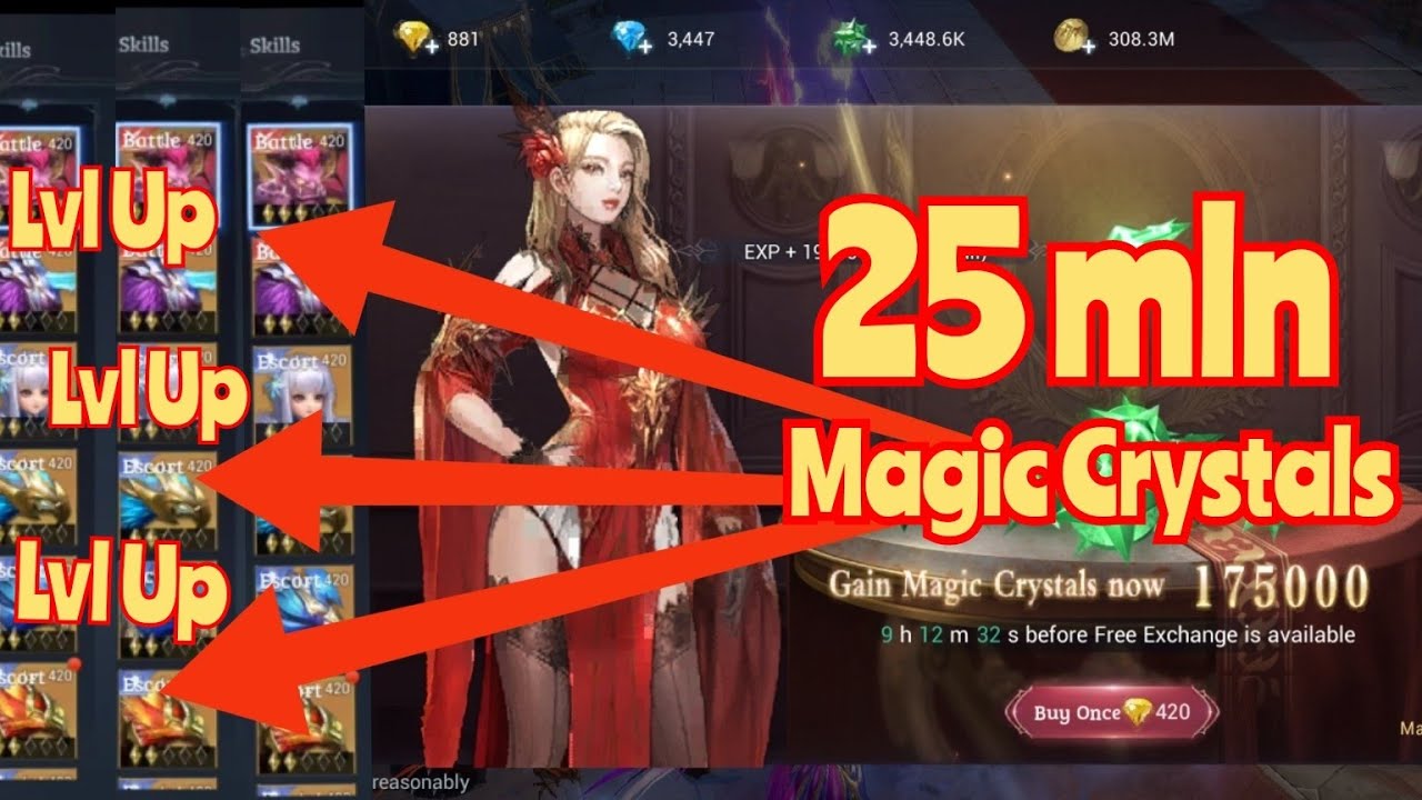 MU Origin 3 25 mln Magic Crystals put in the levels of Companions - YouTube