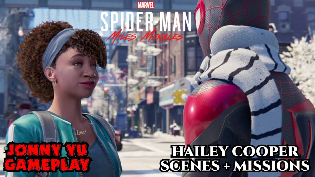 HAILEY COOPER SCENES + MISSIONS | MARVEL'S SPIDERMAN: MILES MORALES ...