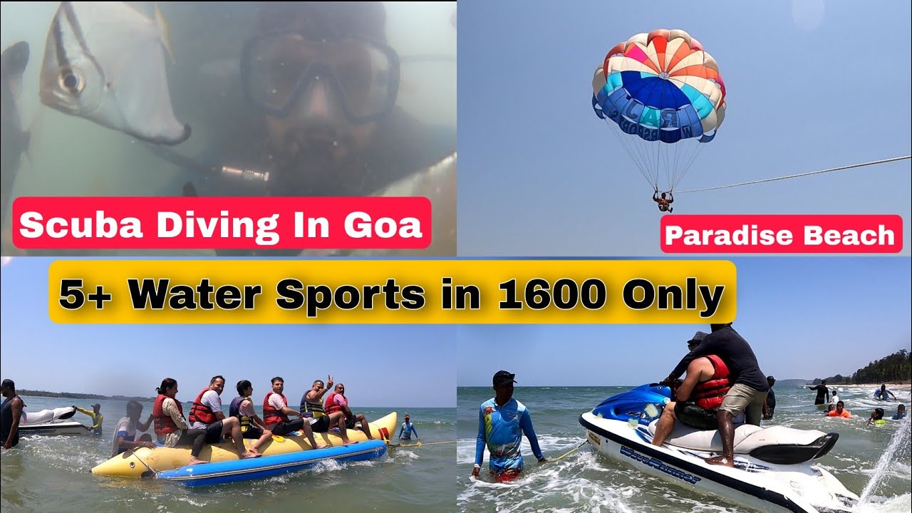 Scuba Diving In Goa 2023 | Water Sports Activities In Goa | Parasailing ...