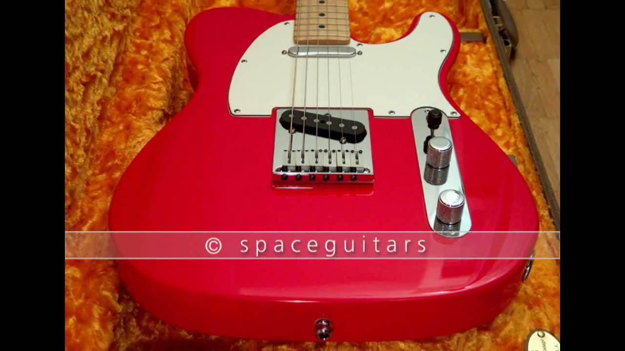 Fender American Telecaster 2000 Hot Rod Red with Maple Neck - YouTube