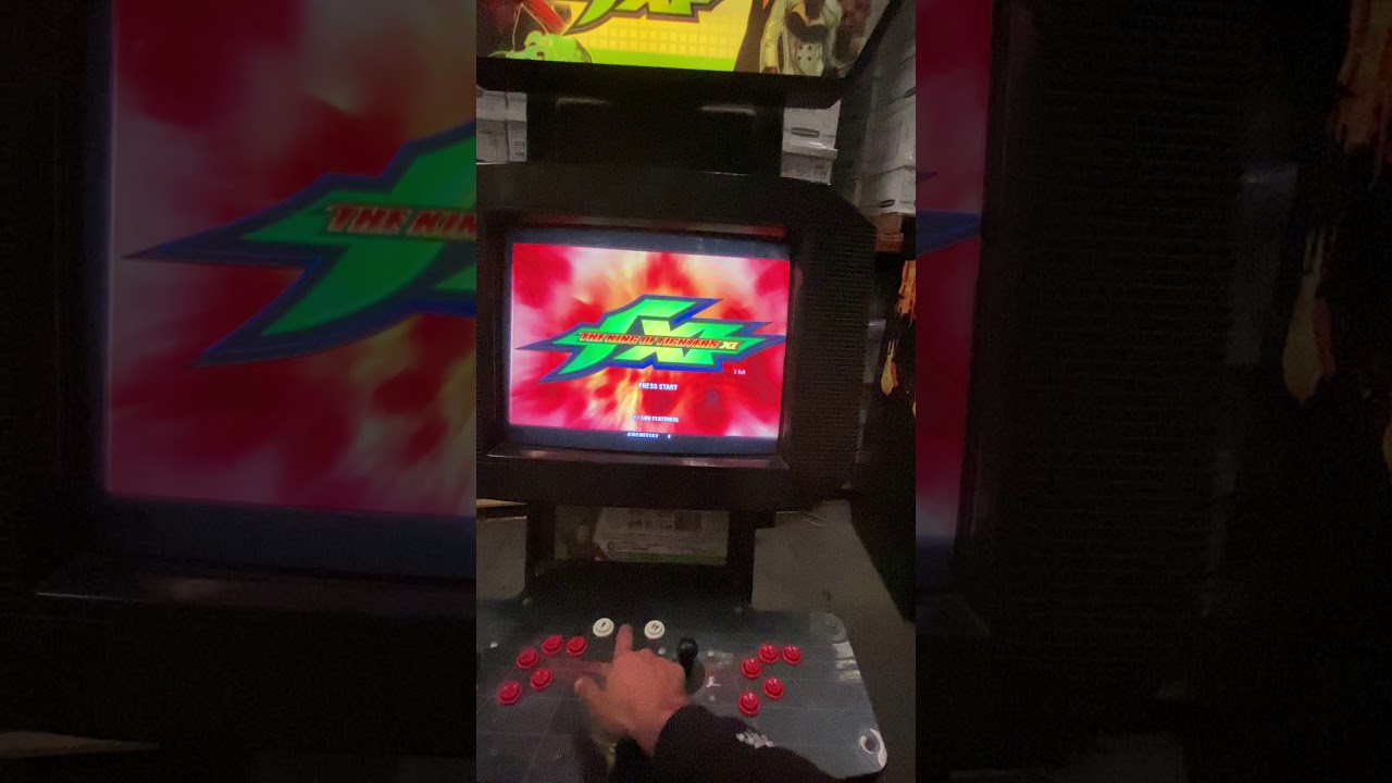 Sega Arcade Machine: The King of Fighting Xi - YouTube