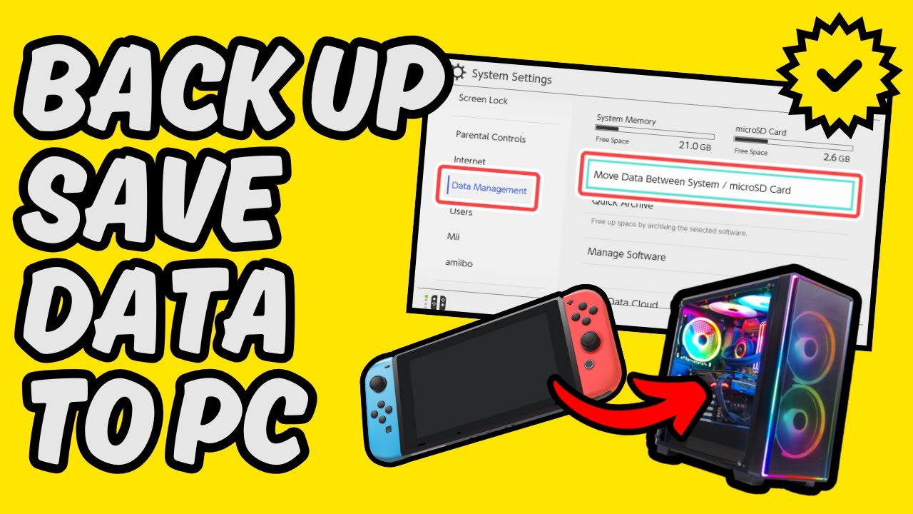 [Easy Guide] Back Up Nintendo Switch Save Data to PC - YouTube