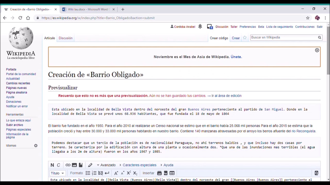 Como crear un articulo en wikipedia -Tutorial - YouTube