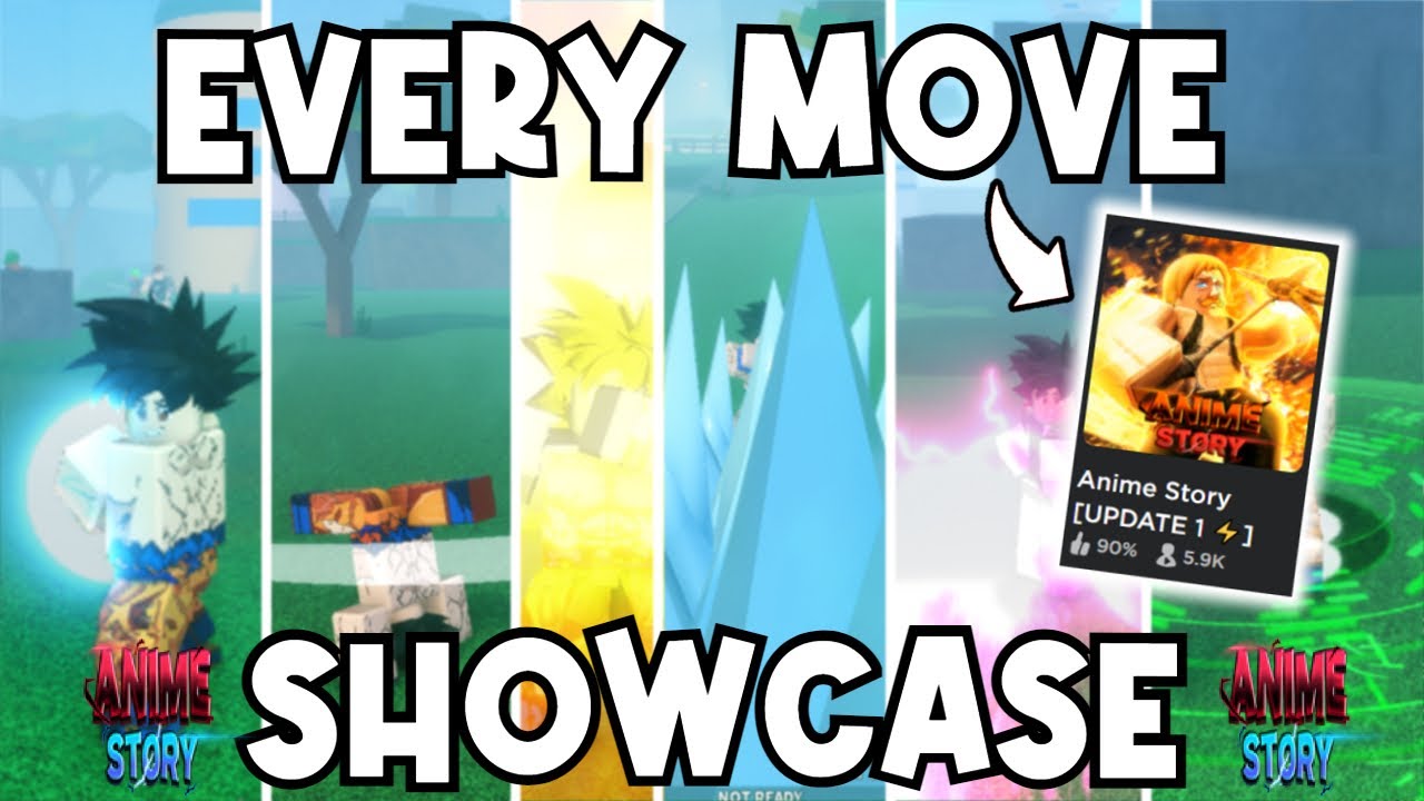 Showcasing EVERY Move in Anime story.. (ROBLOX) - YouTube