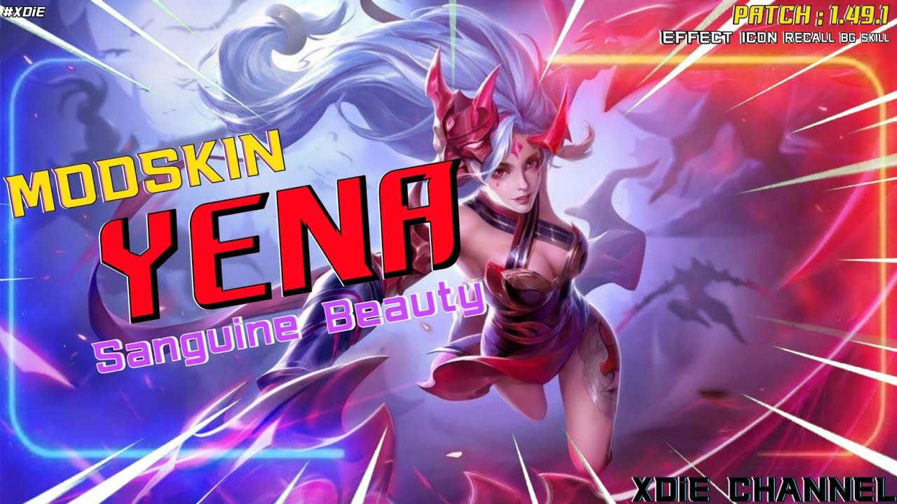 Rov: Mod Skin Yena Sanguine Beauty Full 1.49.1 มอดสกิน ยีน่า แดง ใหม่ ...