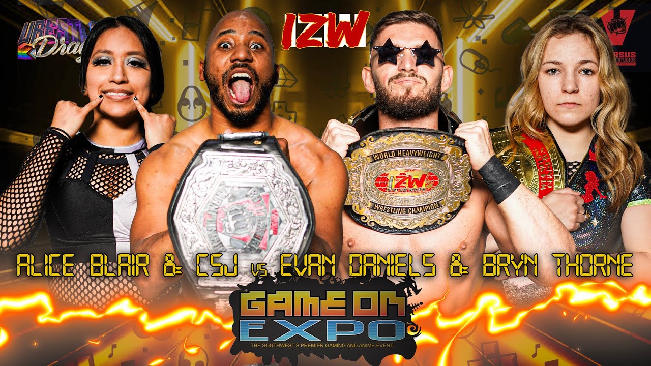 Alice Blair & CSJ vs Evan Daniels & Bryn Thorne | TAG TEAM MATCH | IZW ...