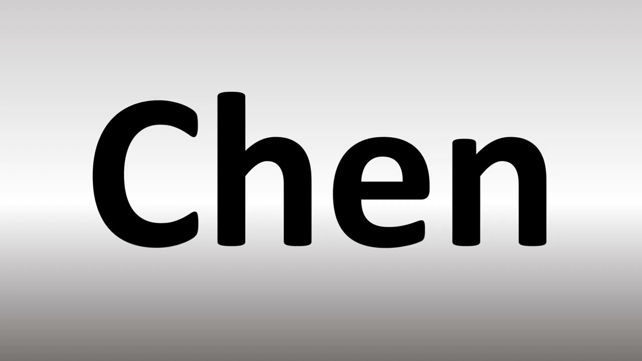 How to Pronounce Chen? (Chinese) - YouTube