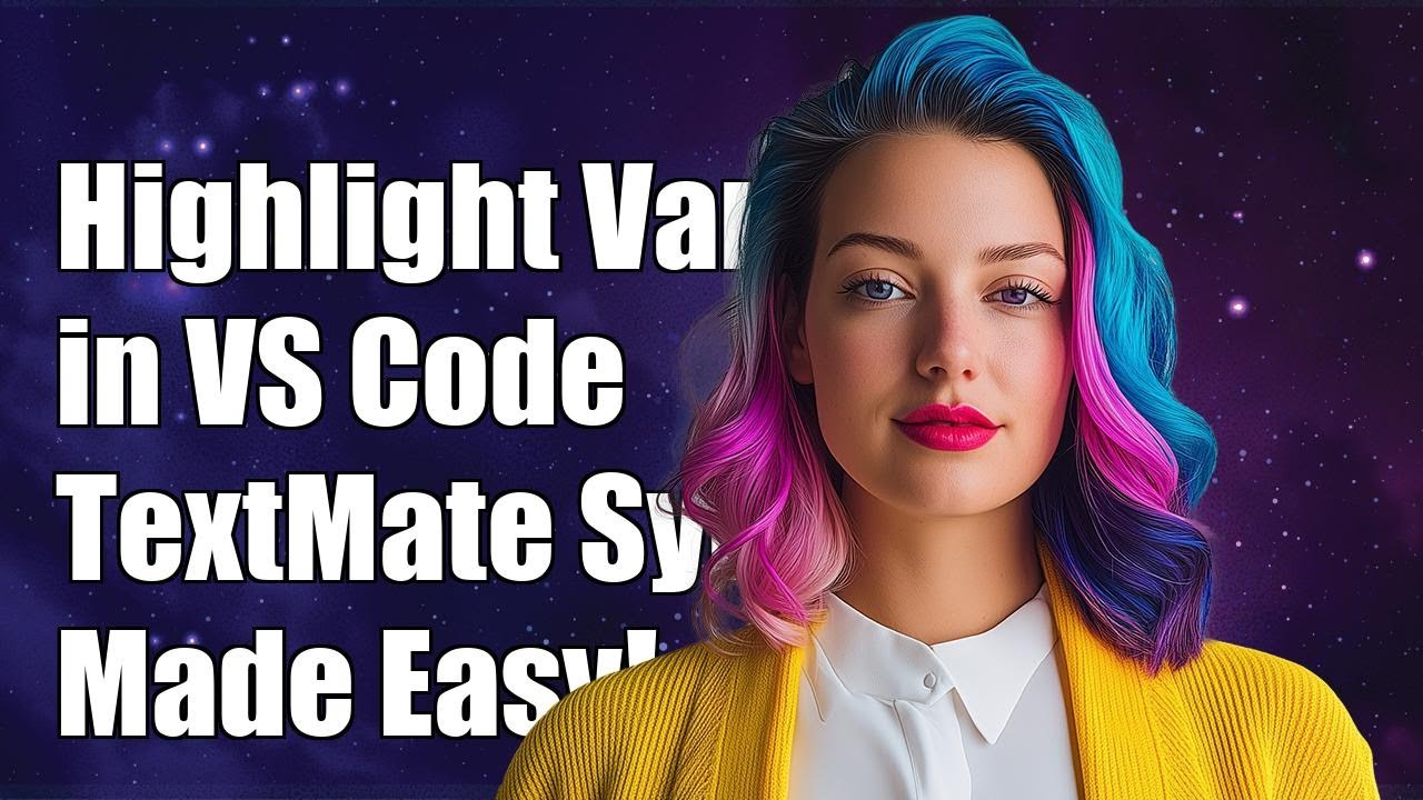 How to Highlight Variables in VS Code Using TextMate Syntax Highlighting - YouTube