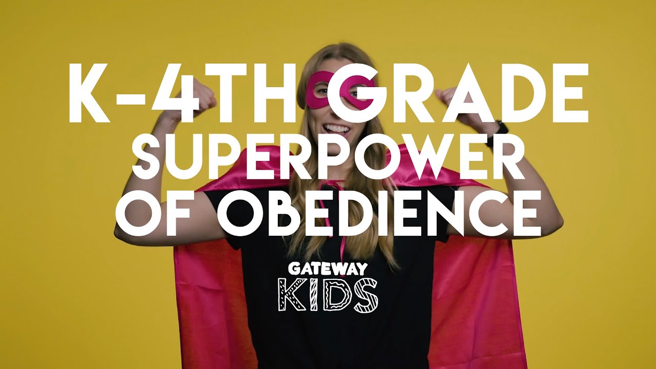 K-4th Grade | Superhero Powers: Superpower of Obedience - YouTube