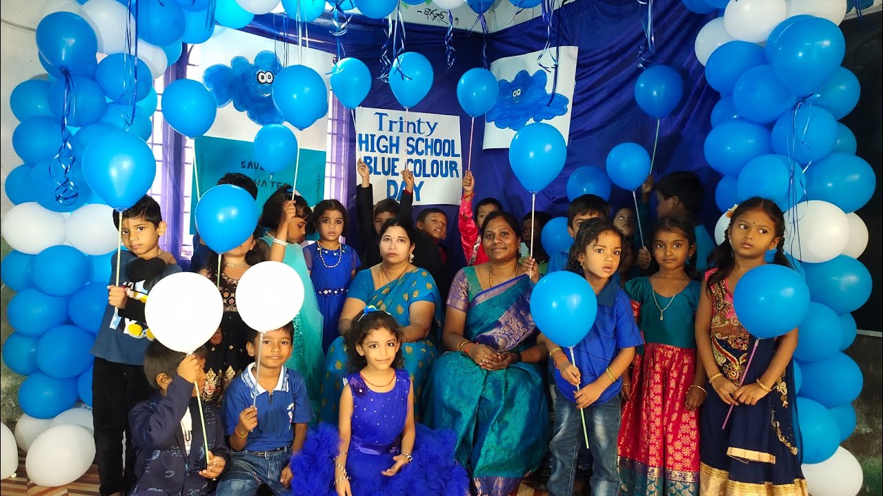 Blue colour day celebrations in Trinity - YouTube