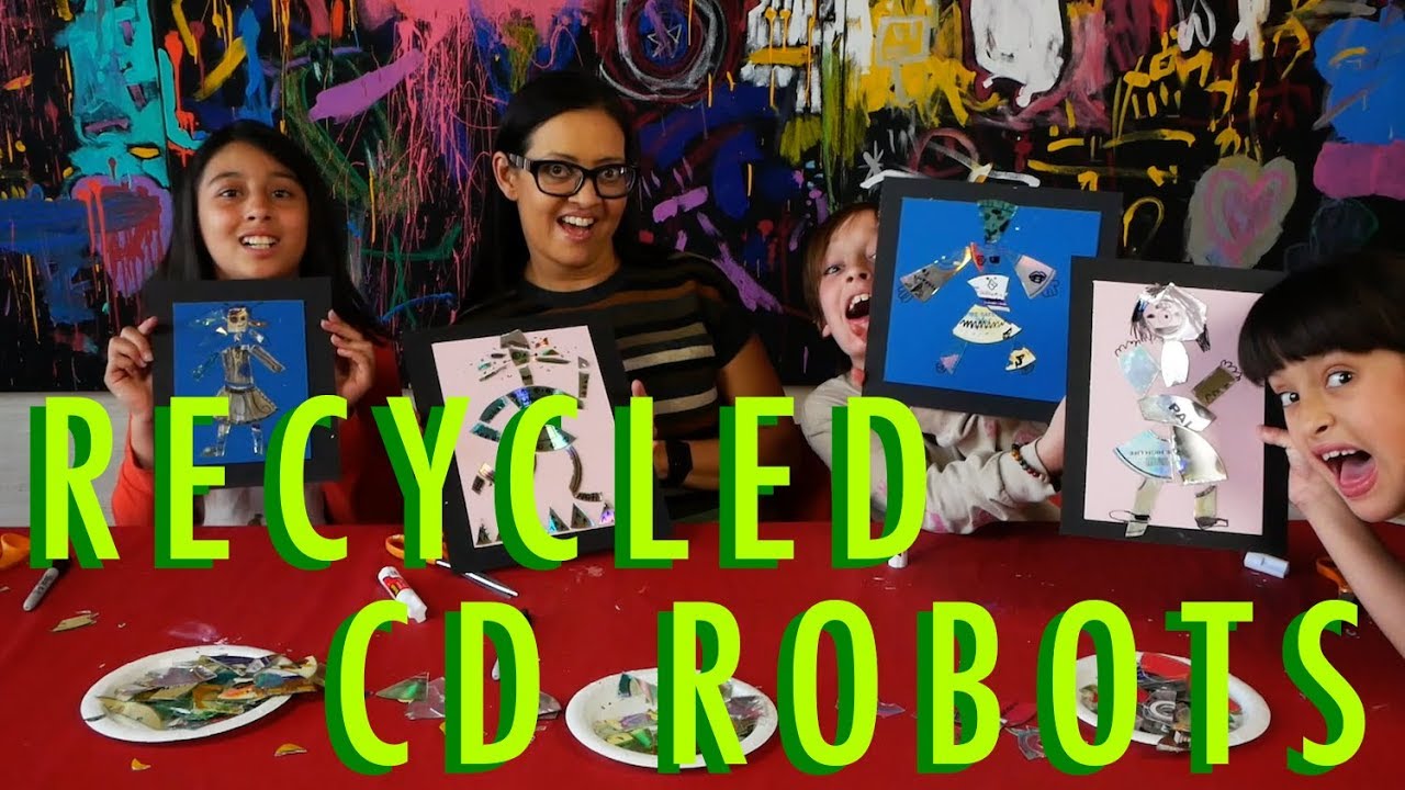 HOW TO MAKE CD ROBOTS!!! - YouTube