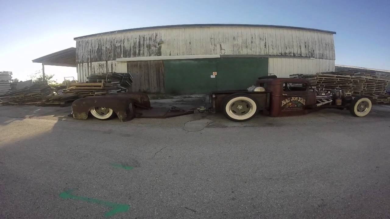 Rat rod photo shoot GoPro - YouTube