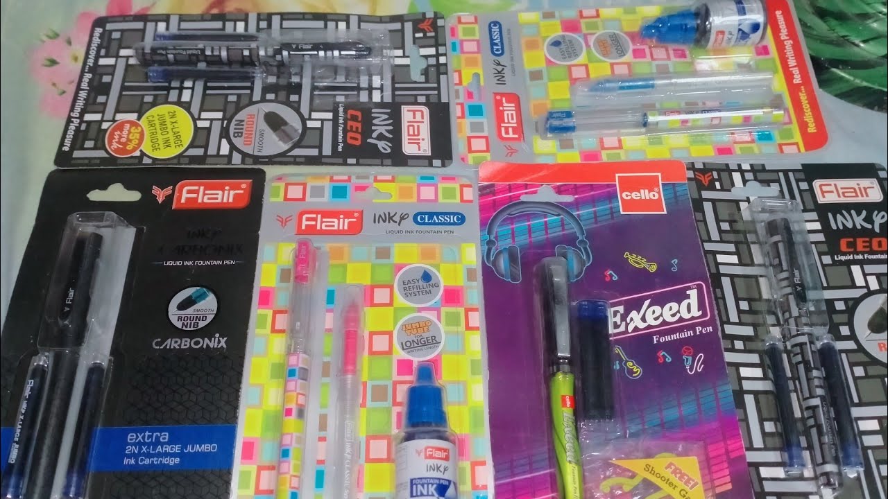 Unboxing Flair Inkp Classic Fountain Pen - YouTube