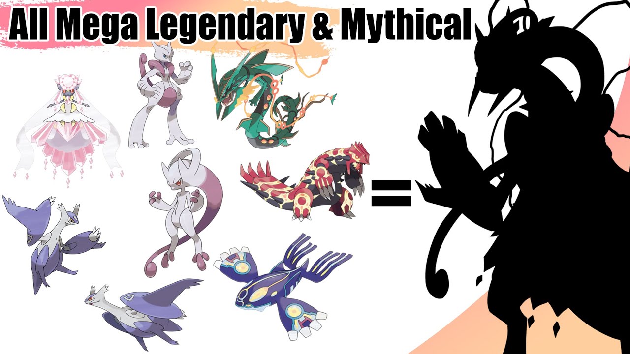 All Mega - Primal Legendary & Mythical Pokémon Fusion (from Kanto to ...
