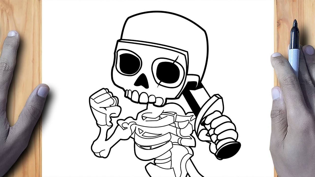 COMO DIBUJAR A LARRY GOD PASO A PASO - CLASH ROYALE - YouTube