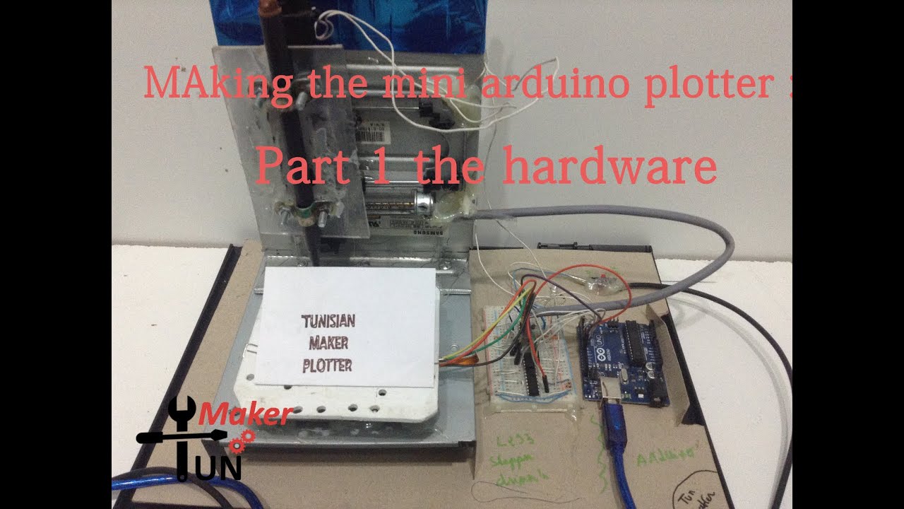 mini cnc plotter : part 1 hardware - YouTube