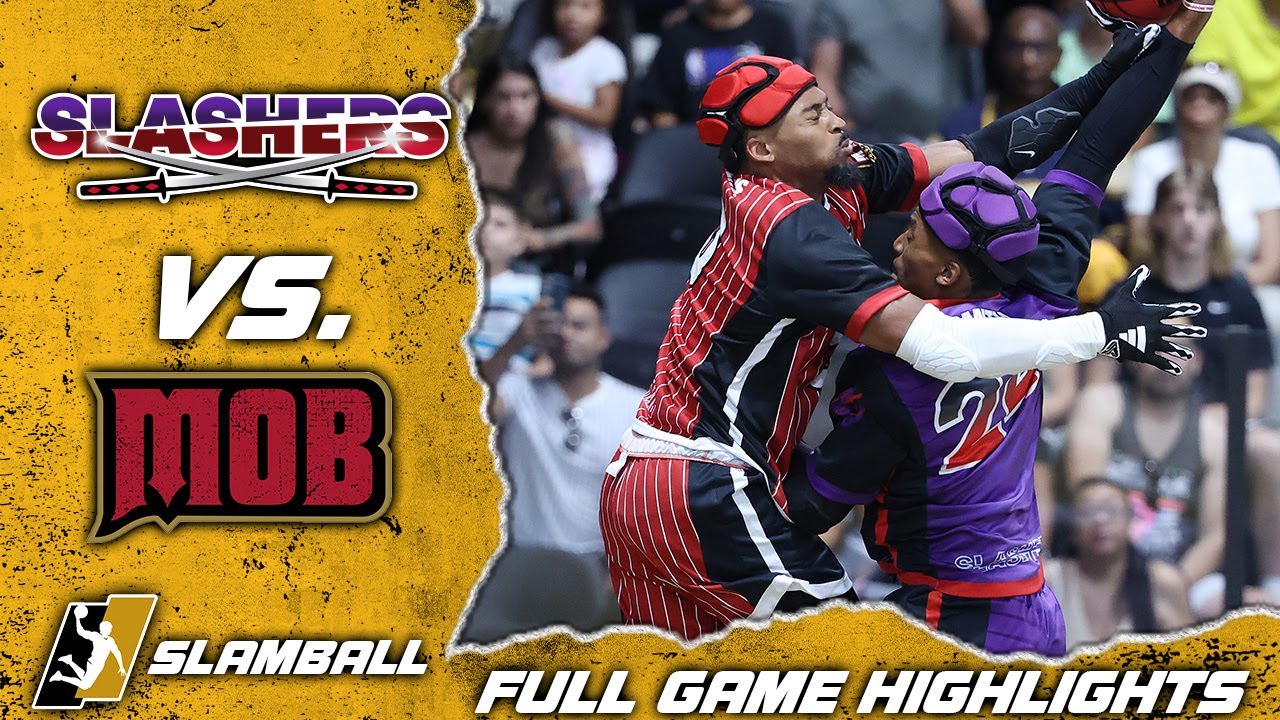 SlamBall Full Game Highlights: Slashers vs. Mob - YouTube