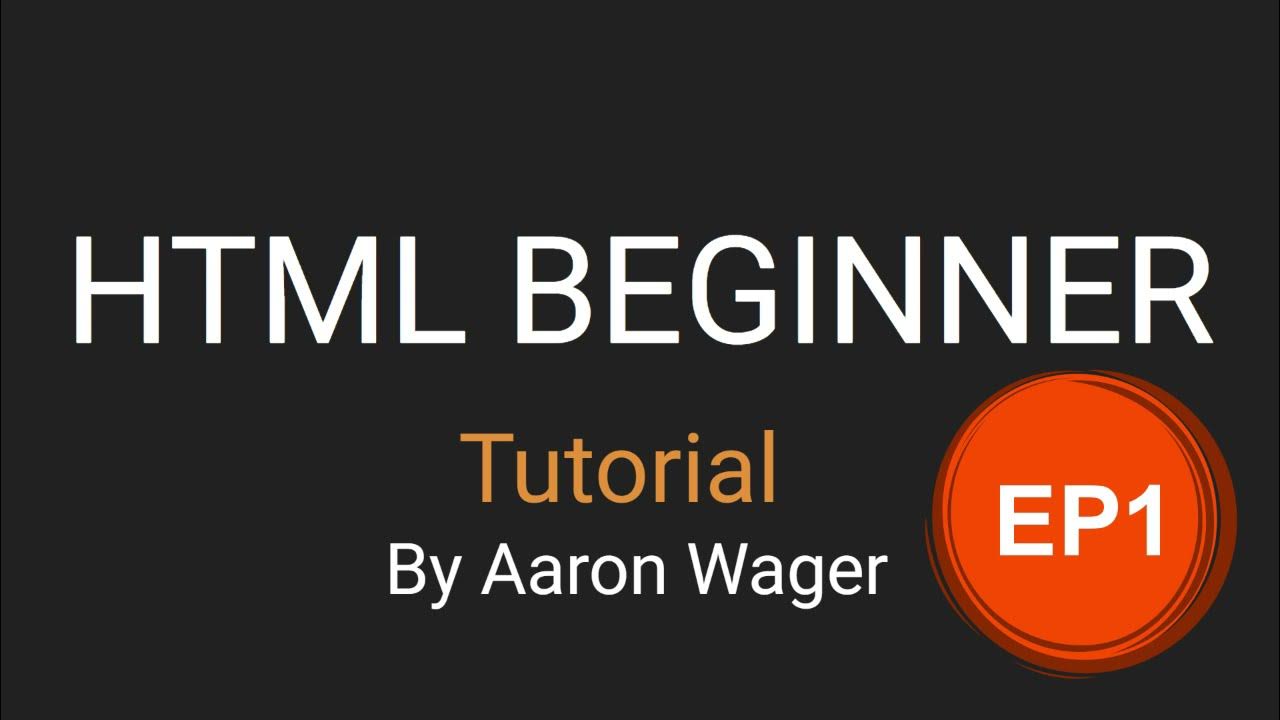 What is HTML? | HTML Beginner Tutorial EP1 - YouTube