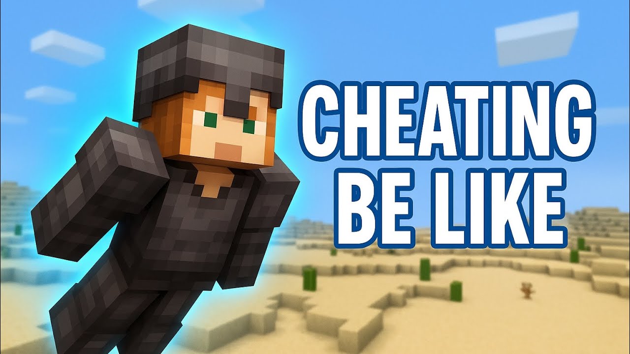 🚨 Cheating in Minecraft Be Like... (Netherite Hacks) - YouTube
