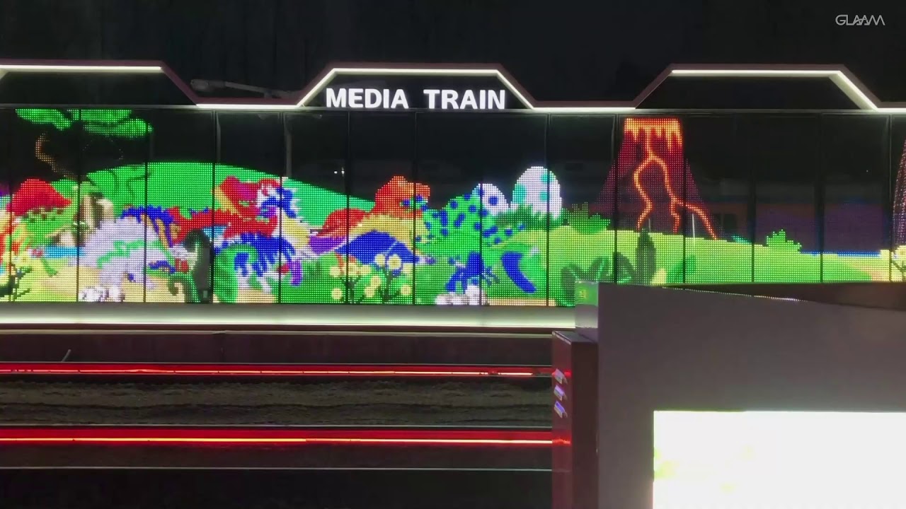 [GLAAM] 글람, 서울최초 불빛정원! 노원불빛정원에 펼쳐지는 풀컬러 미디어아트와 실시간 인터렉션 콘텐츠, 글람의 투명LED ...