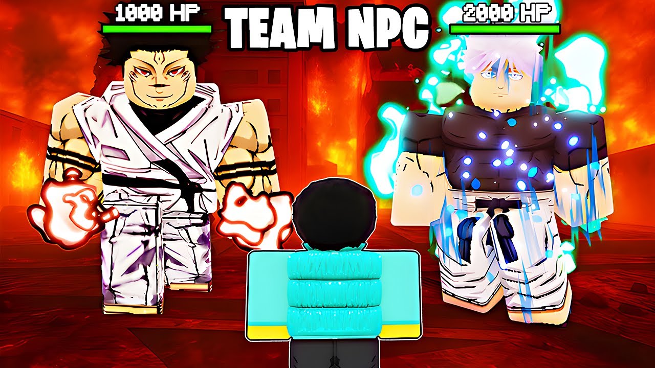 I Added TEAM NPC BOSSES To Jujutsu Shenanigans - YouTube