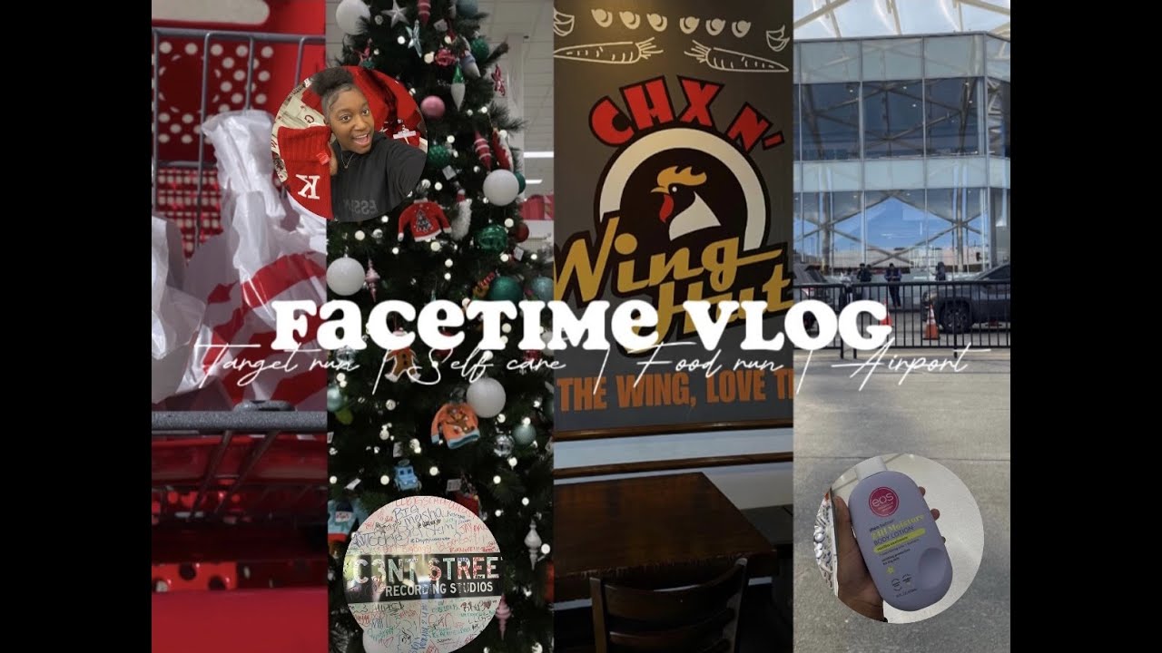 *FaceTime Vlog *Day W me , Target Run , Dropping my sister off at the ...