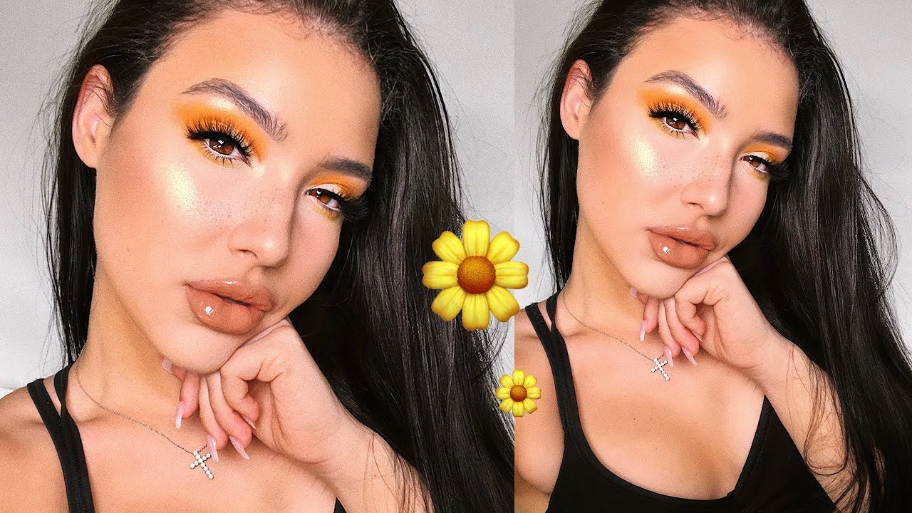 Sunflower Makeup Tutorial | Amanda Ensing - YouTube