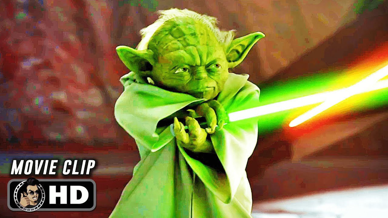STAR WARS: ATTACK OF THE CLONES Clip - "Yoda vs. Count Dooku" (2002 ...