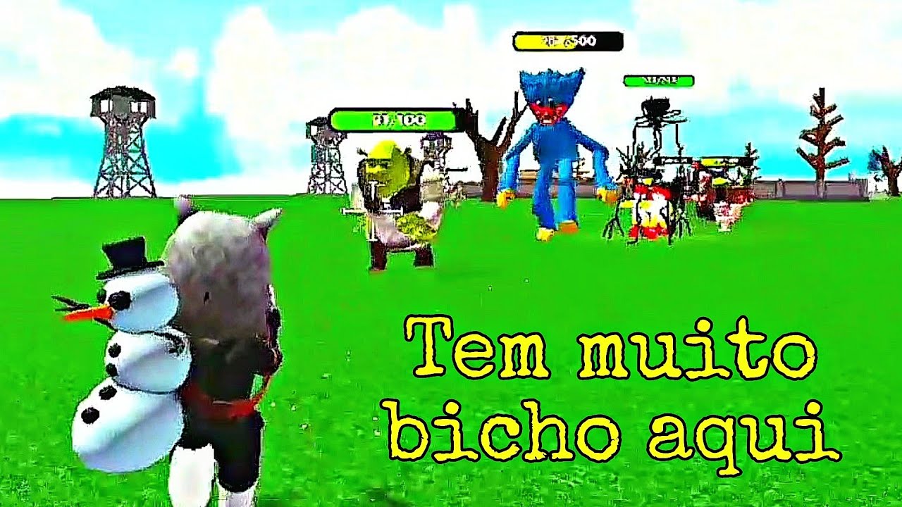 Tem um MONTE de bichos de terror atrás de mim | Roblox - YouTube