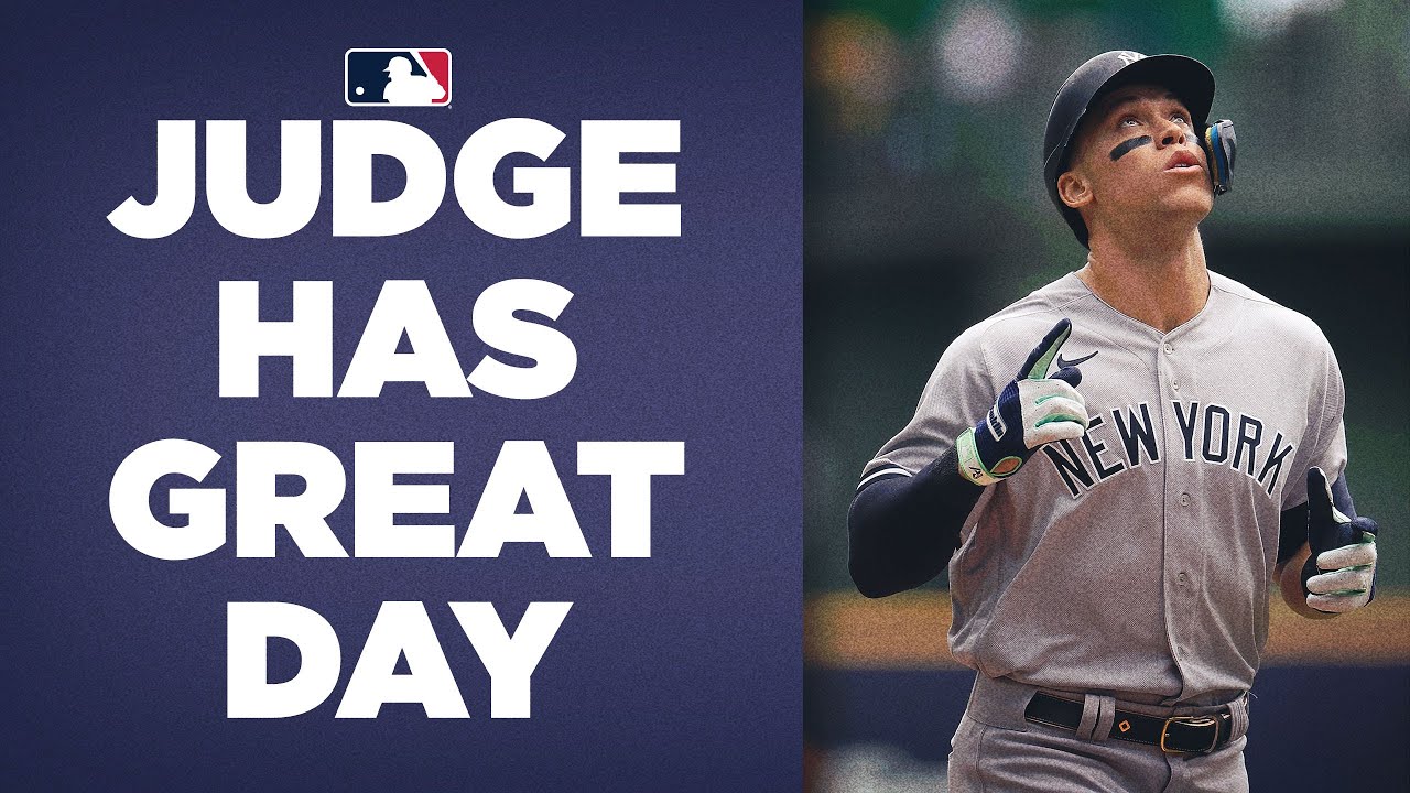 Aaron Judge has MONSTER day! Crushes TWO homers, collects 4 hits as he ...