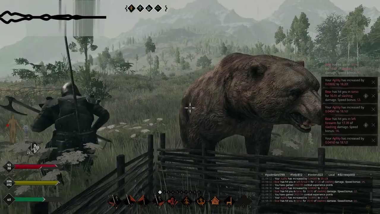 Life Is Feudal: MMO Bear Hunt #1 - YouTube
