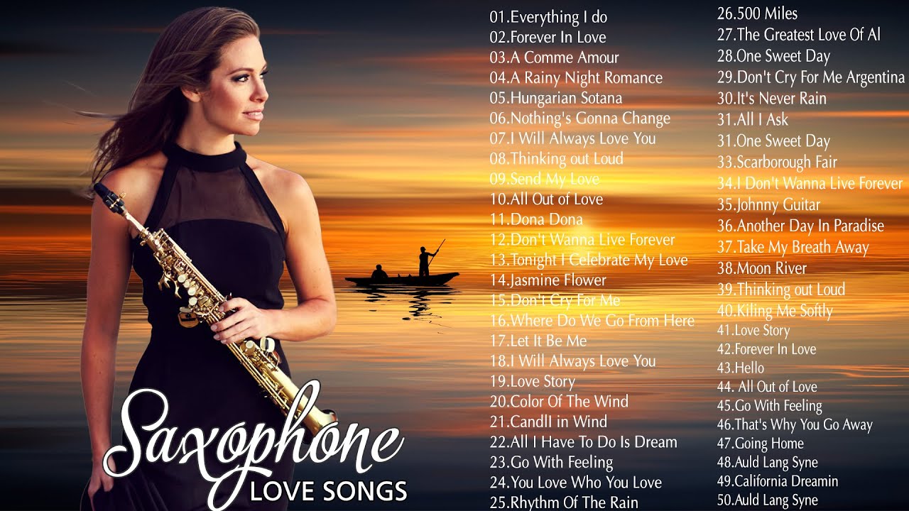 Beautiful Saxophone Romantic Love Song Instrumental Music - The Best Of ...