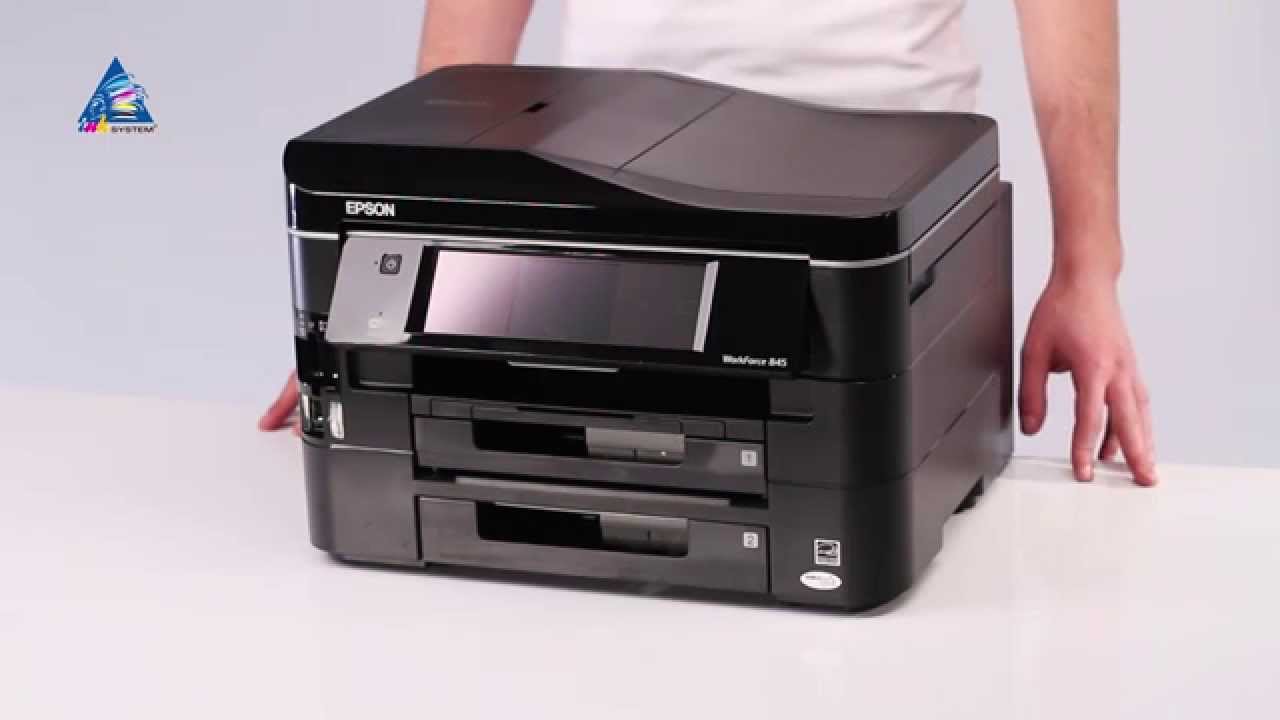 Комплектация МФУ Epson WorkForce 845 - YouTube