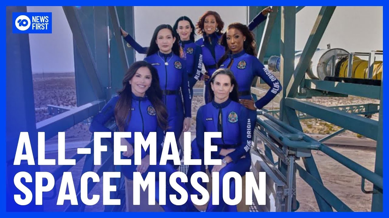 All-female Space Crew Back On Earth After 11 Minute Spaceflight | 10 ...