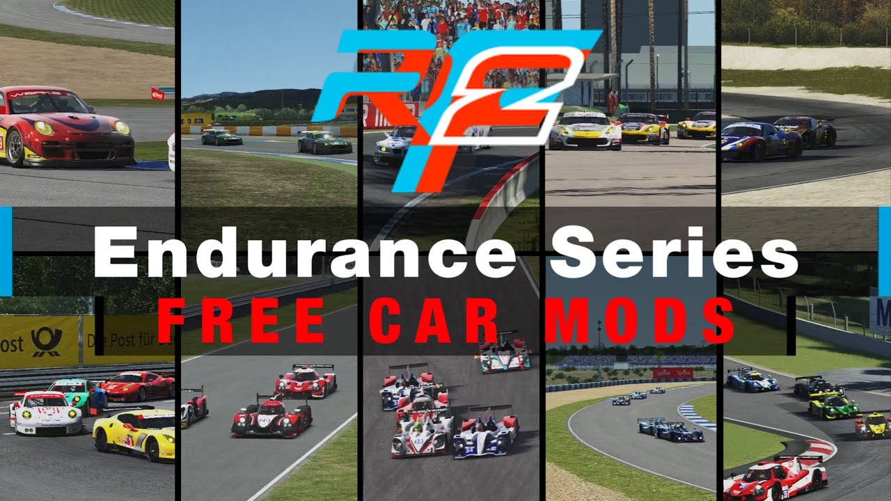 10 Free Car mods Pack for Endurance Series rFactor 2 - YouTube