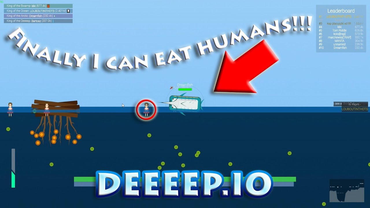 Deep.io - I am a Seagul Dolphin - Lets Become the King of the Arctic ...