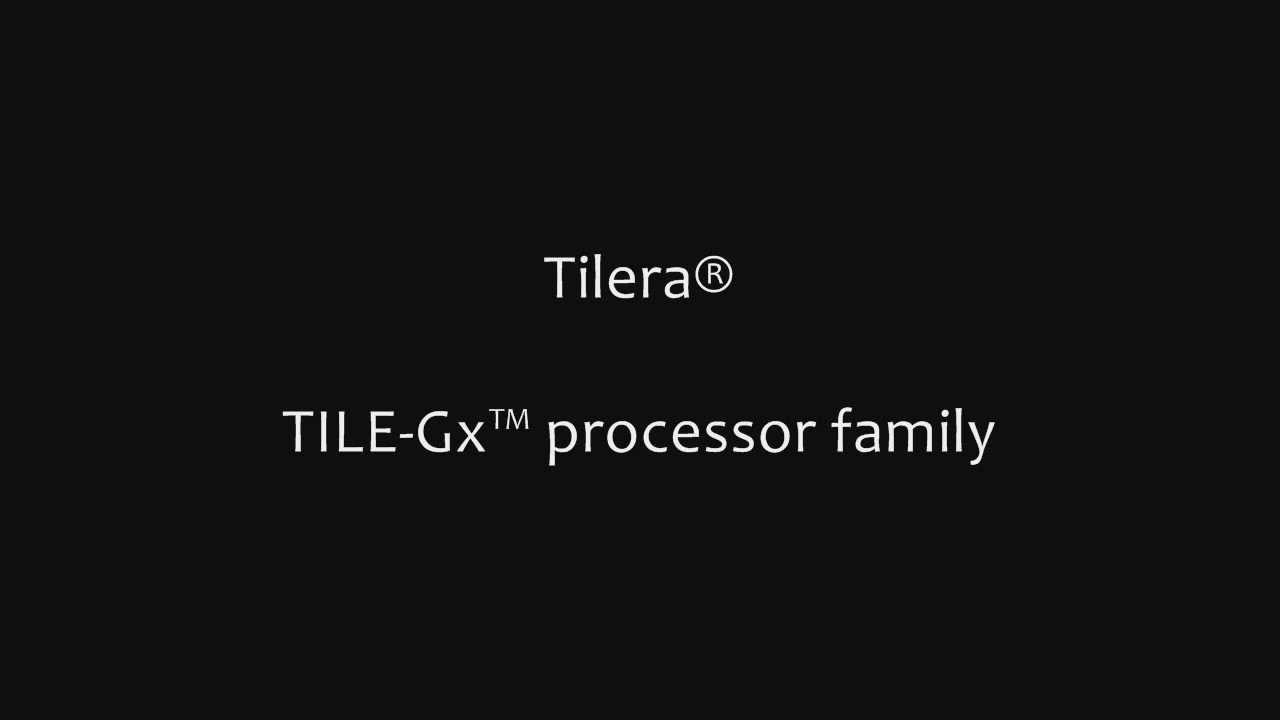 Tilera Launches 100-Core Processor - YouTube