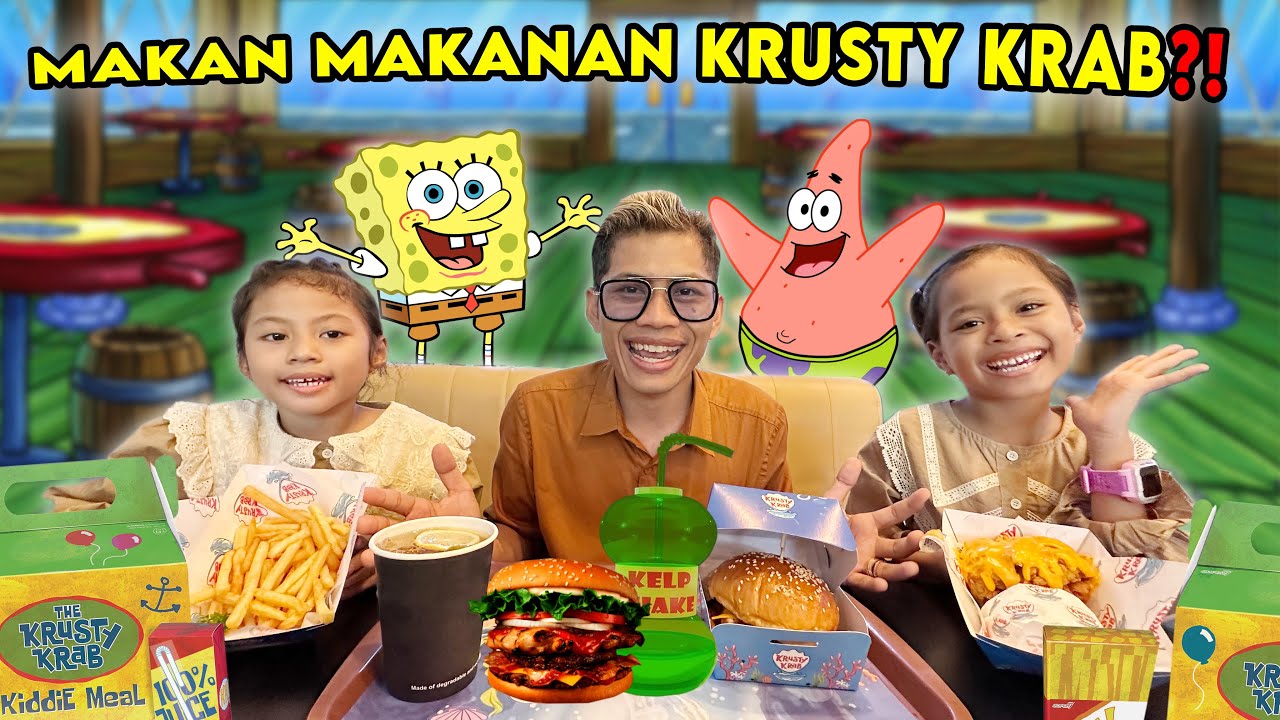 TERNYATA BENERAN ADA MAKANAN SPONGEBOB KRUSTY KRAB DI DUNIA NYATA ...