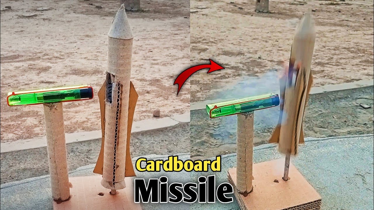 "MIM-104 Patriot Missile (Cardboard Working Model)"| Realistic DIY ...