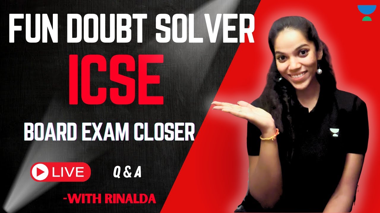 Fun Doubt Solver live with Rinalda Ma’am - YouTube